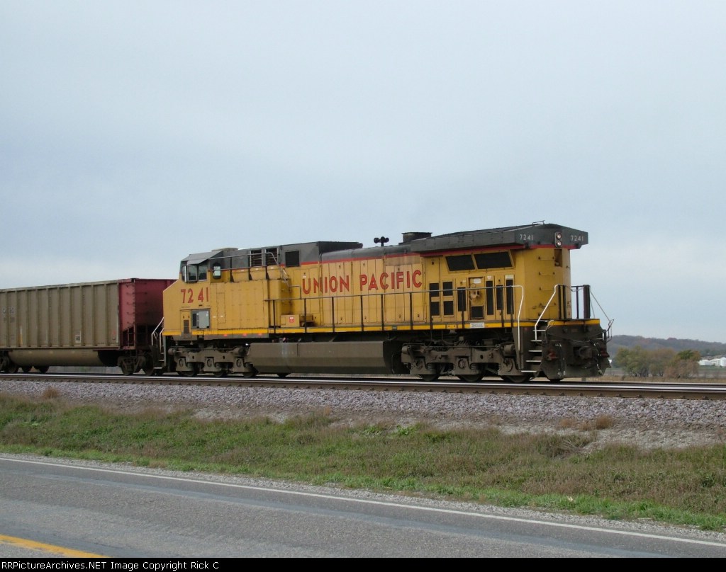 UP 7241 Rear View WB DPU